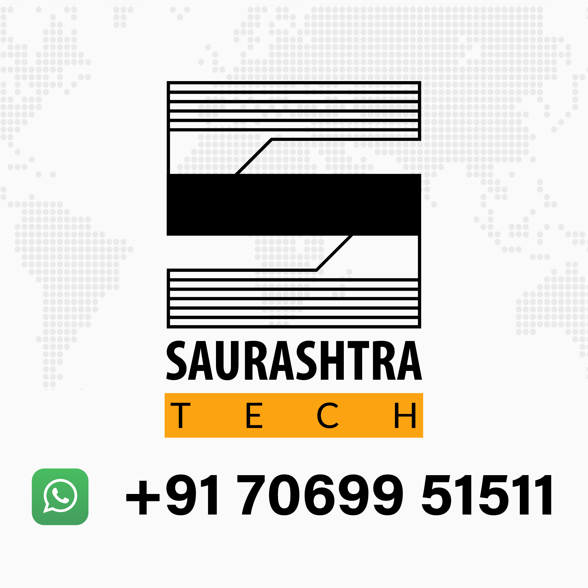 Custom Creative Logo Designer Company - Saurashtra Tech in Porbandar
